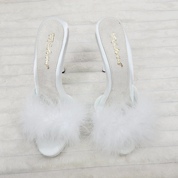 Fabulicious | Shoes | Pleasers Fabulicious Poise Marabou Feather High ...
